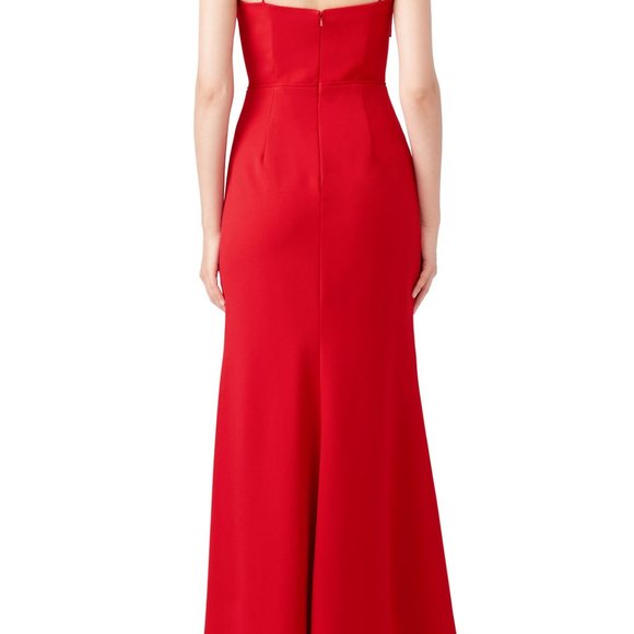 JS Collections | Dresses | Cherry Crepe Gown By Js Collection | Poshmark